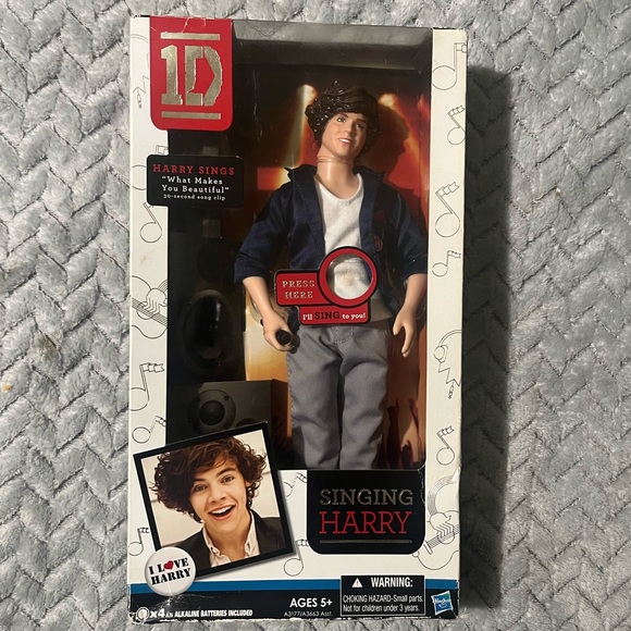 Hasbro | Other | Singing One Direction Harry Styles Doll | Poshmark